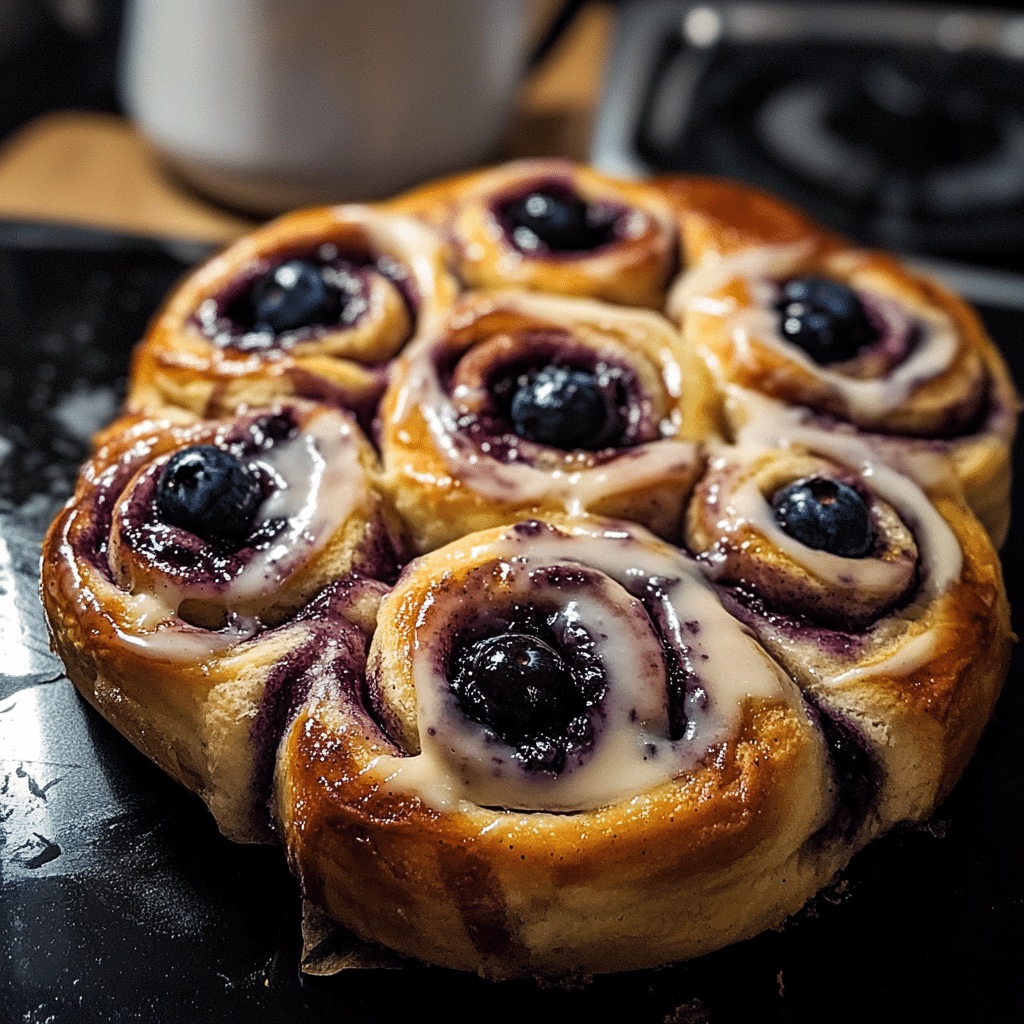Blueberry Cinnamon Rolls