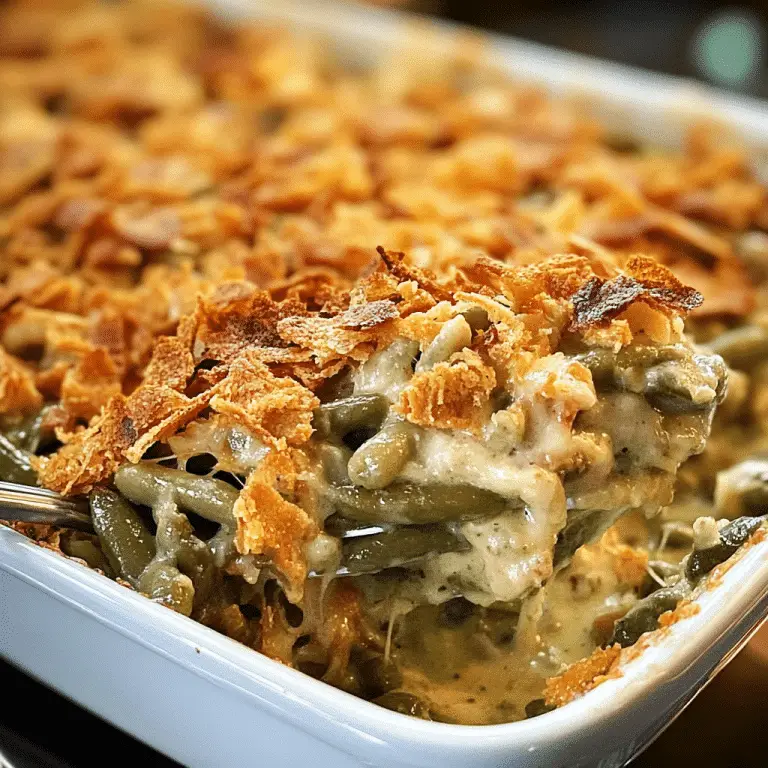 Ultimate Green Bean Casserole - Agreeable Recipes